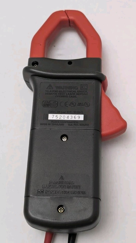 Fluke 30 Clamp Meter Multimeter Amp Meter Voltage Tester w/ Manual Mint ...