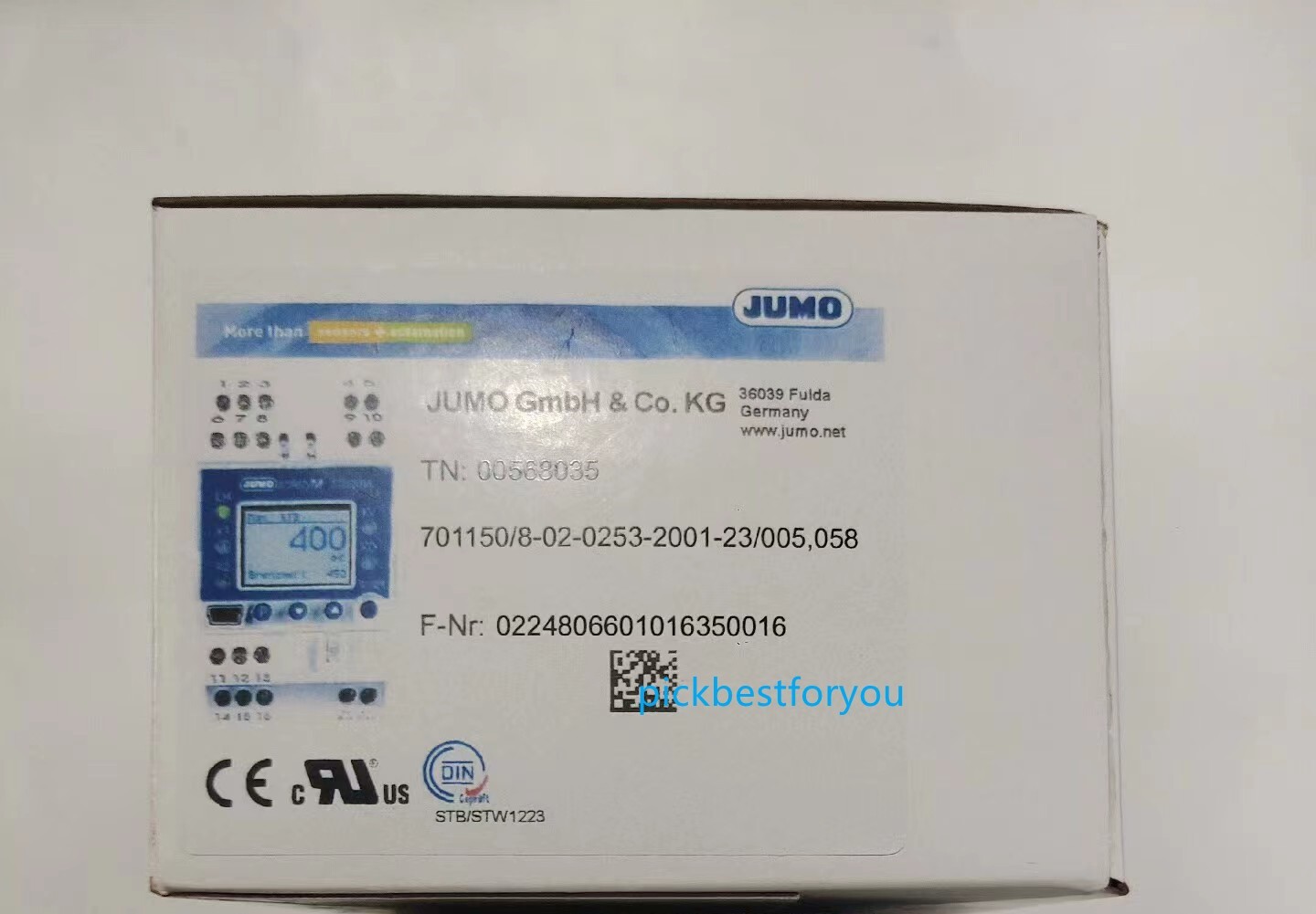 Brand new JUMO 701150/8-02-0253-2001-23/005,058 (by Fedex or DHL) # ...