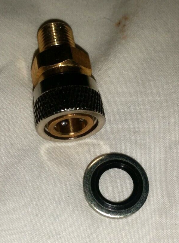 PCP PAINTBALL 1/8 BSPP FILL FITTING QUICK RELEASE COUPLER WHIP QRC ...