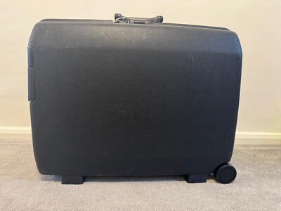 Vintage Samsonite Black Hard Case Clam Shell Case Suitcase Luggage ...