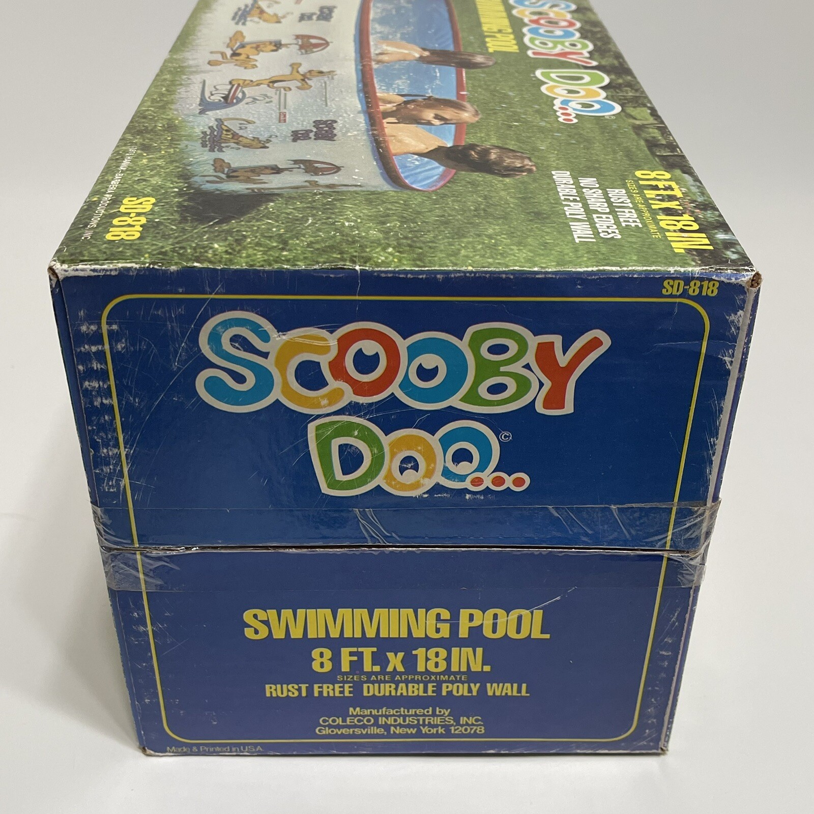 Vintage Coleco Scooby Doo Swimming Pool Outdoor 8’x18” New NIB NOS RARE ...
