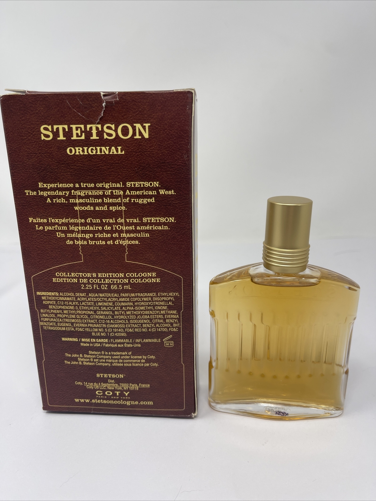 New Stetson Original 2.25 fl. oz (66.5 ml) Collector's Edition Cologne ...