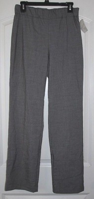 Women's Grey Pants Gray Dress Slacks Jaclyn Smith Pull On S Small NEW ...