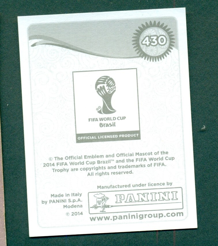 2014 WORLD CUP FIFA Lionel Messi White Border STICKER 430 | eBay