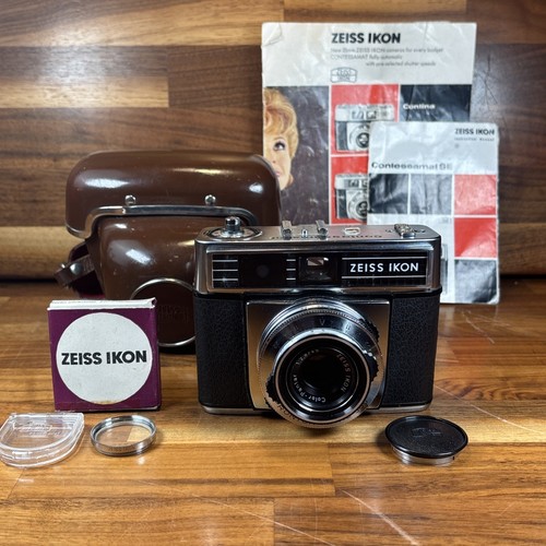 ZEISS IKON Contessamat SE Camera w Color-Pantar 1:2.8/45 Lens Case ...