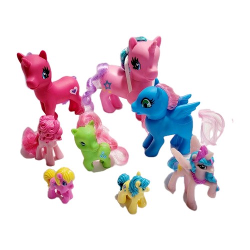 My Little Pony Clone Ponies Lot of 8 Various Sizes .5" To 6" Tall | eBay