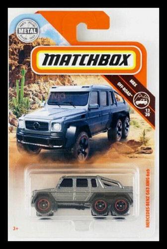 Matchbox Silver Mercedes-Benz G63 AMG 6x6 105/125 2018 194735040780| eBay