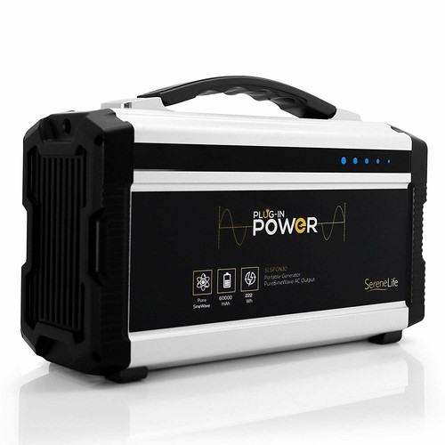 Rechargeable Battery Portable Power Generator - 222-Watt Solar Panel ...