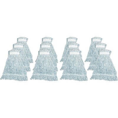 Genuine Joe Genuine Joe Blue Stripes Hygrade Rayon Mophead GJOMBW1BCT ...