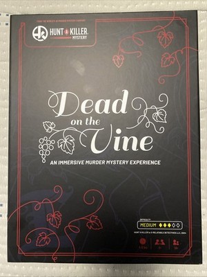 Hunt A Killer Dead On The Vine Murder Mystery Game | eBay