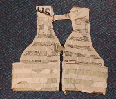 USGI 3-Color Desert DCU Camouflage Molle II FLC Fighting Load Carrier ...