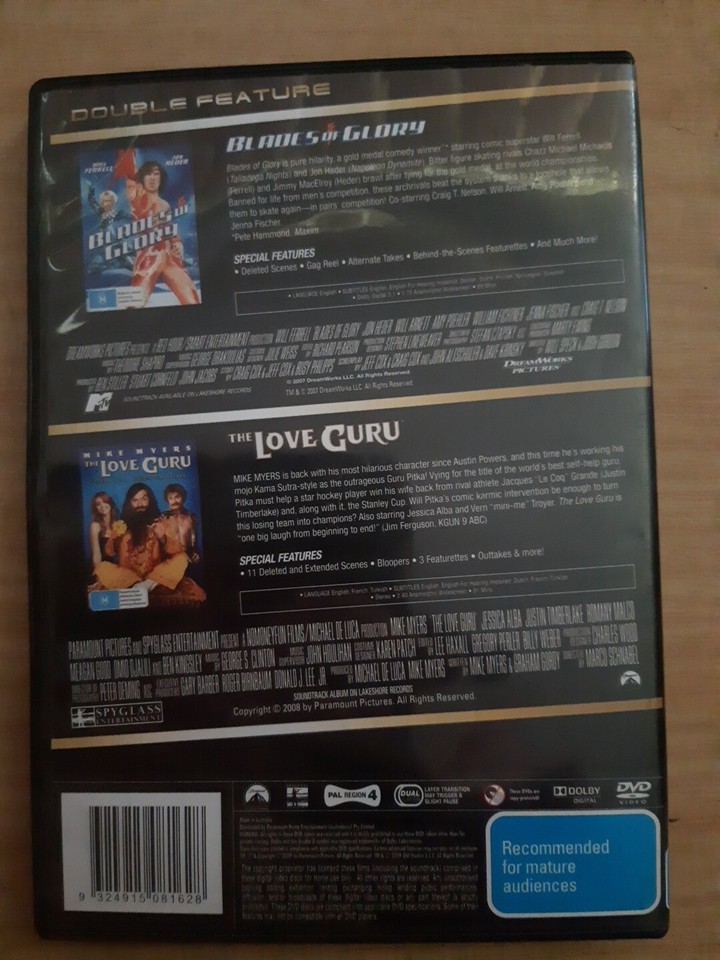 Blades Of Glory / The Love Guru (Box Set, DVD, 2007) | eBay