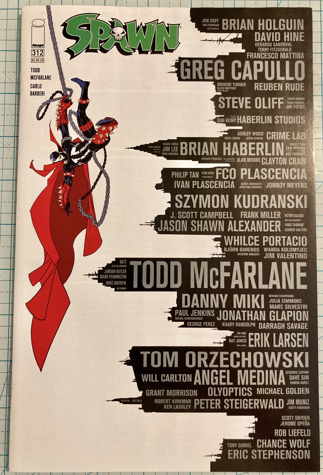 Spawn #312 NM Todd McFarlane Skyline Variant 2020 Image Comics | eBay