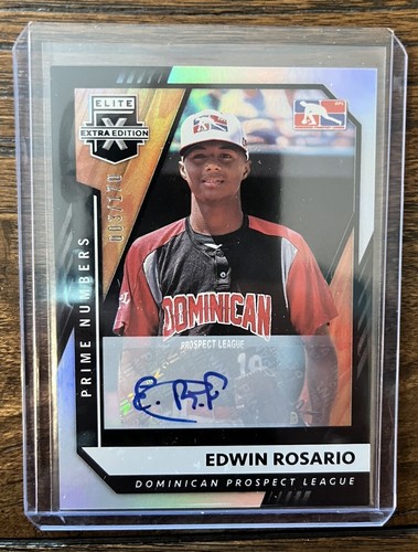 Edwin Rosario 2021 Elite Extra Edition Prime Numbers #’d /170 | eBay