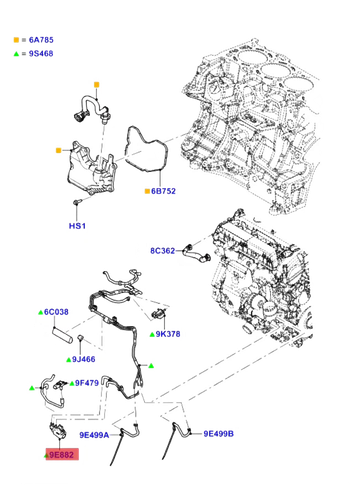 Turbo Boost Pressure Valve Fits for Ford Land Rover CB5E9E822AA ...