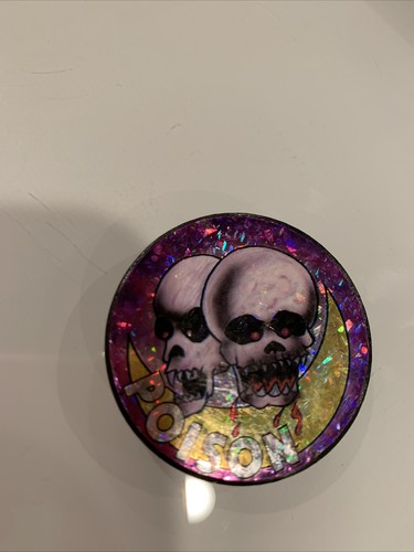 Thick Heavy Metal Skull Bones Poison Pog Slammer DINOSAUR | eBay