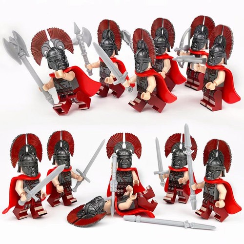 Castle Knights Army Custom Lego Mini Figure 12 Soldiers Hero Toy Roman ...
