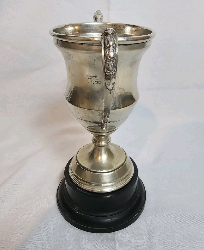 UNENGRAVED vintage silver plate trophy, loving cup, trophies, trophy 23 ...