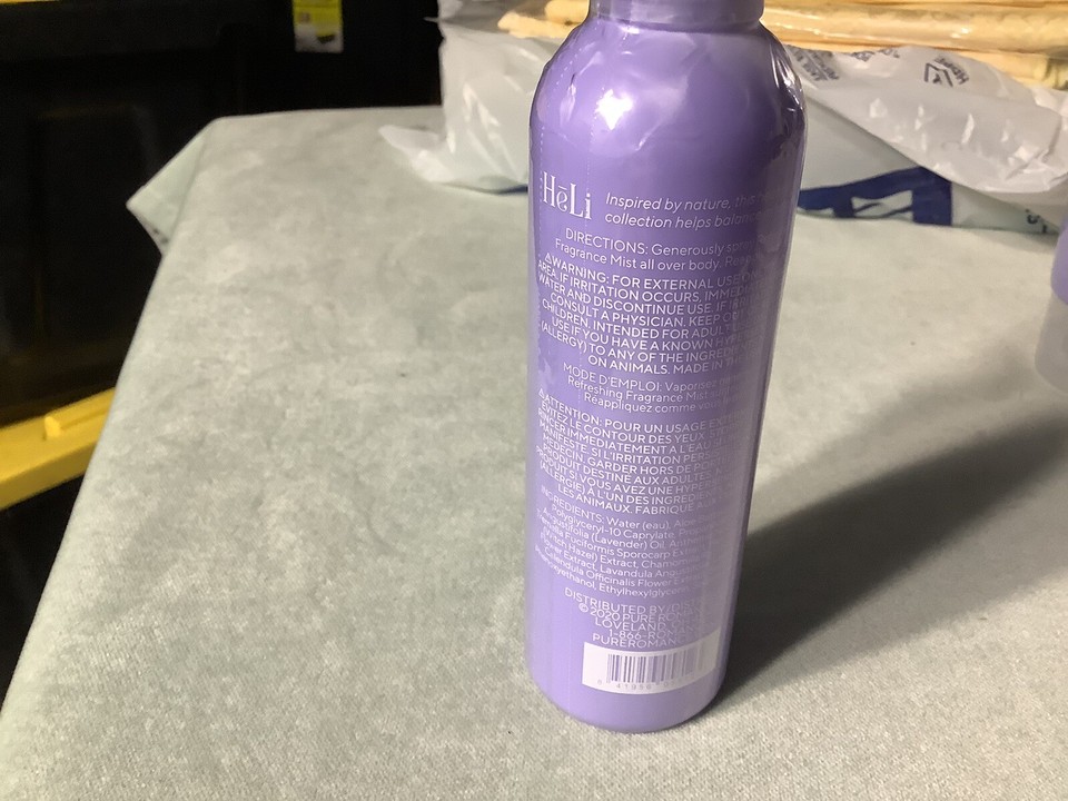 Heli By Pure Romance Lavender &Chamomile Fragrance Mist Sealed 4oz | eBay