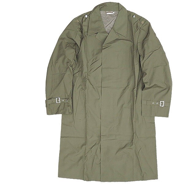 New 80s East German olive army raincoat military coat trenchcoat NVA ...