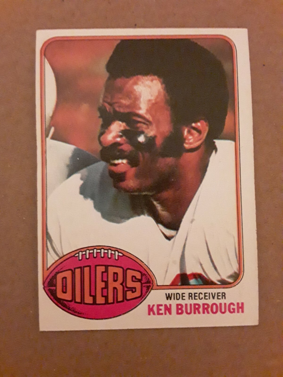 1976 Topps Ken Burrough football card #505. Houston Oilers. | eBay