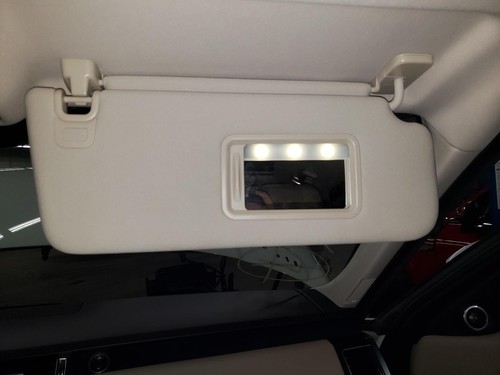 16 17 18 19 20 RANGE ROVER SPORT Right Sun Visor Dual Blade; Ivory TMJ ...