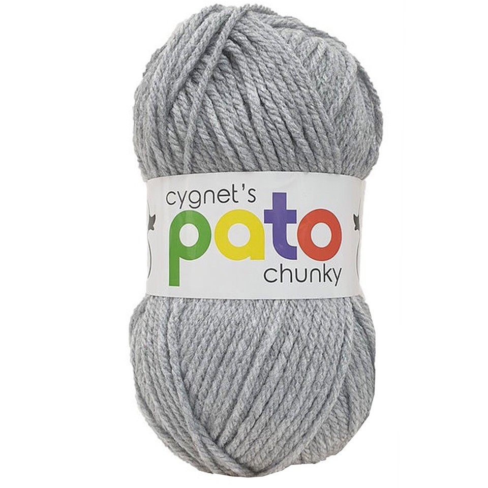 Cygnet Yarn PATO Chunky 100% Acrylic Wool Knitting Crochet 100g Ball ...