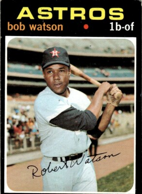 1971 Topps Bob Watson Houston Astros #222 | eBay