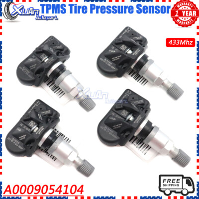 4x Tire Pressure Sensor TPMS A0009054104 For Mercedes-Benz W167 W177 ...