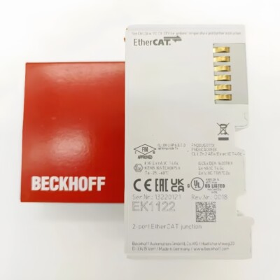 1PC Beckhoff EK1122 2-Port EtherCAT Junction Brand new Free shipping ...