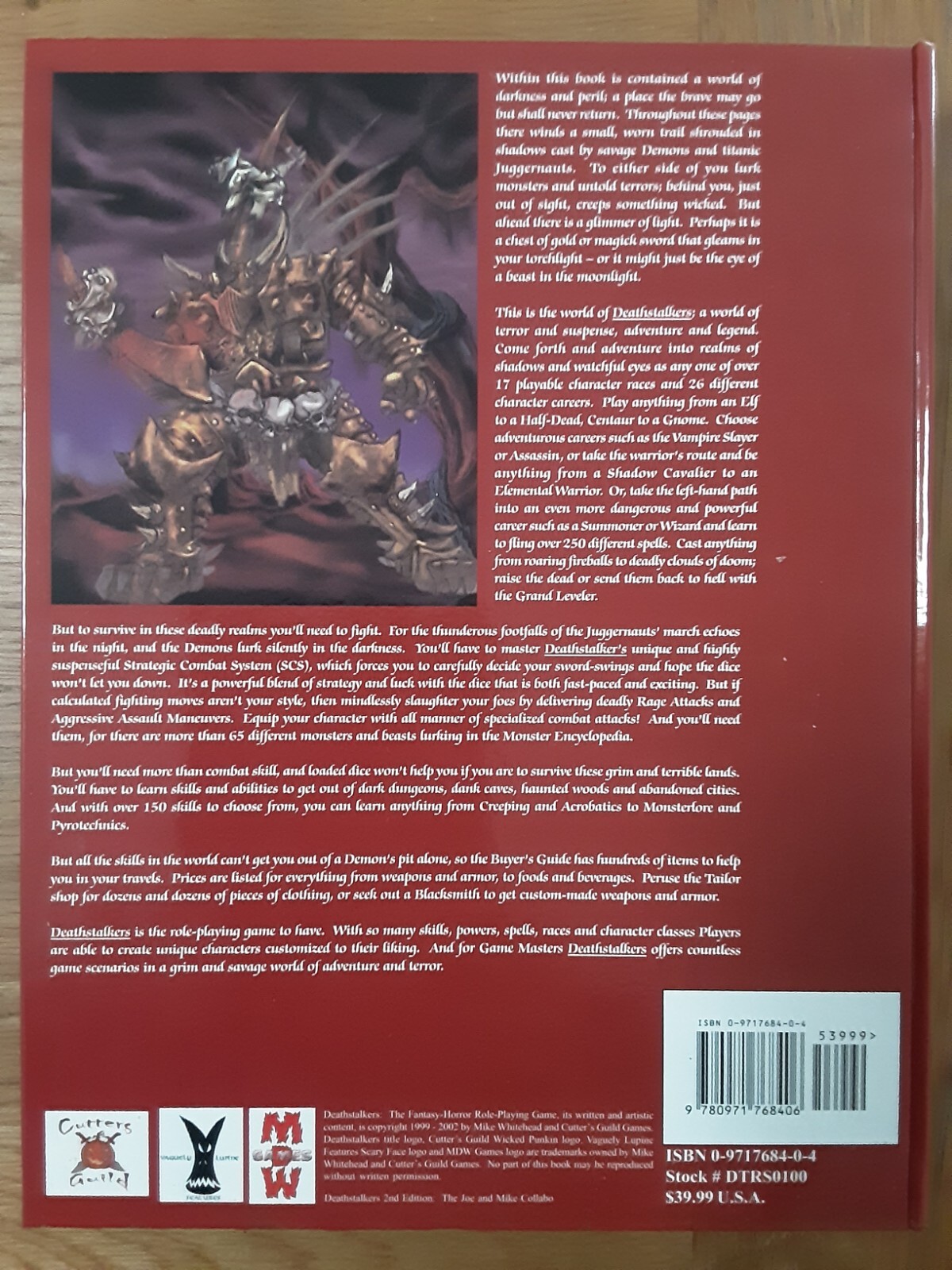 Deathstalkers Fantasy Horror Role-Playing Game, Core Rules RPG 2nd ...