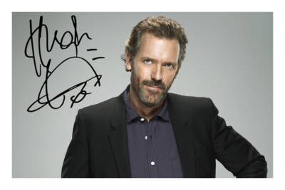 Hugh Laurie Signed A4 Photo Print Autograph House | eBay UK