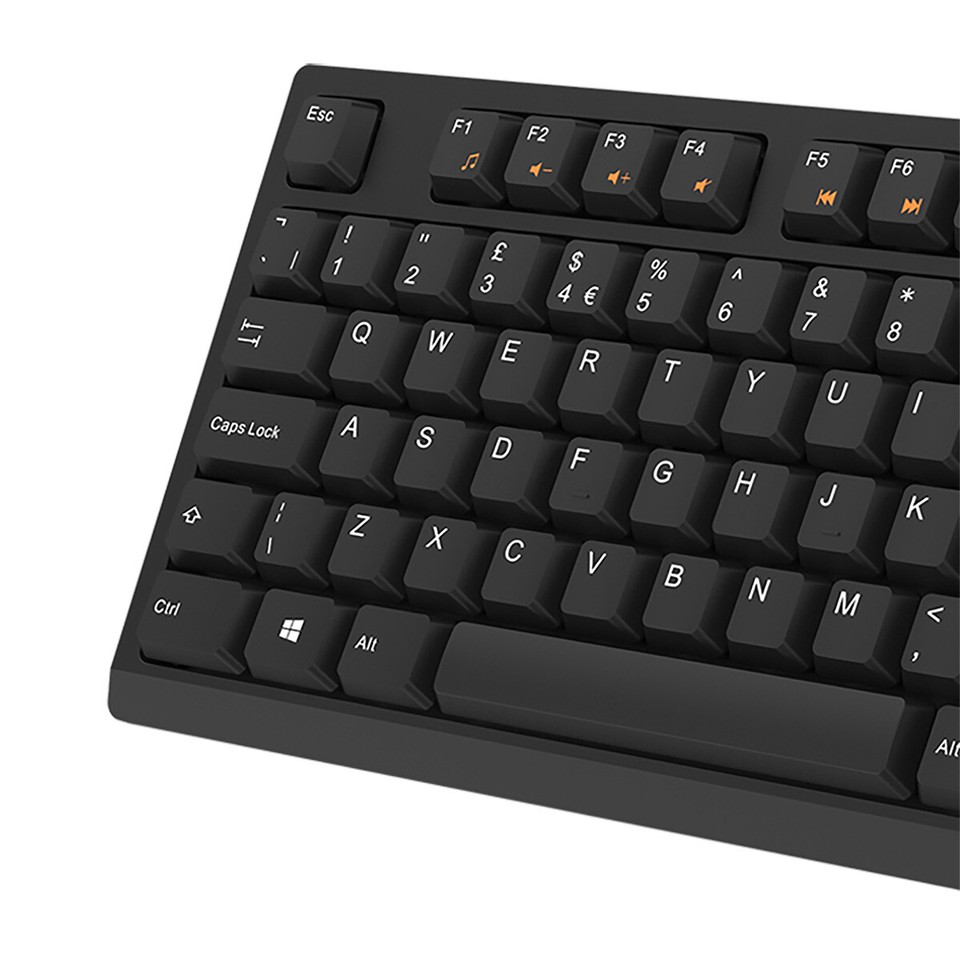 CIT EZ-Touch Wireless Keyboard and Mouse Set For PC Laptop USB Dongle ...