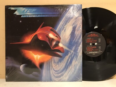 ZZ Top Afterburner LP 1985 Warner Bros Records R-164042 EX/EX In Shrink ...