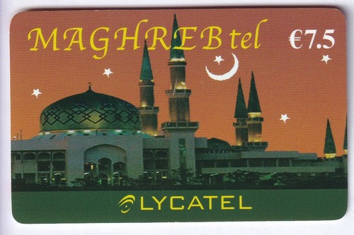 FRANCE TELECARTE / PHONECARD PREPAYEE .. 7€50 LYCATEL MOSQUEE MAGHREB ...
