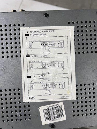 SPX Audio Car Amplifier PK06210/212 Amp 2-Channel 400.W | eBay