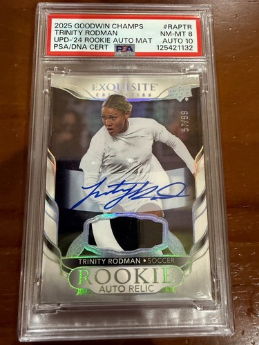2024 Goodwin Champions Trinity Rodman Exquisite RC Rookie Patch Auto ...
