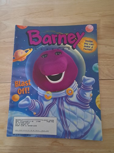 Barney Magazine Vol.2 No.6 May/June 1998 Blast Off! | eBay