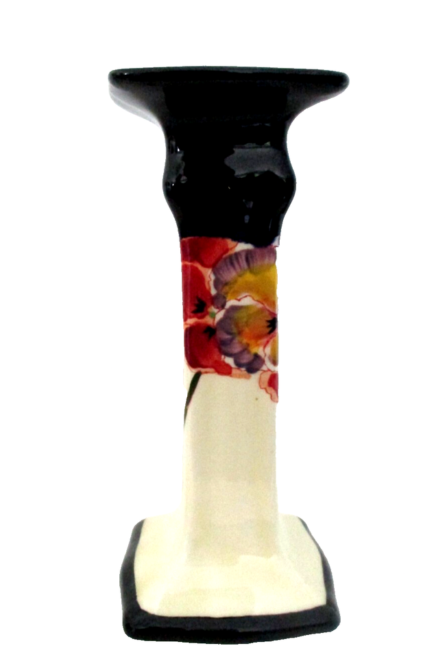 RARE ROYAL DOULTON SERIESWARE ANTIQUE CANDLESTICK HOLDER - PANSIES ...