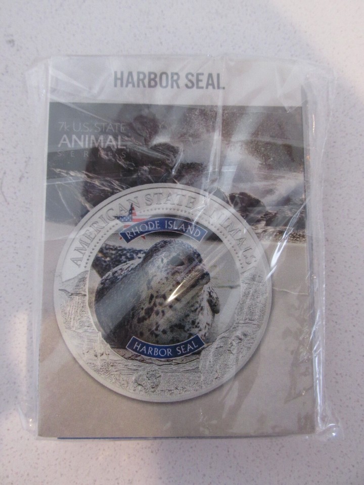 2022 Cook Islands S$5 U.S. State Animal Series "Rhode Island - Seal ...