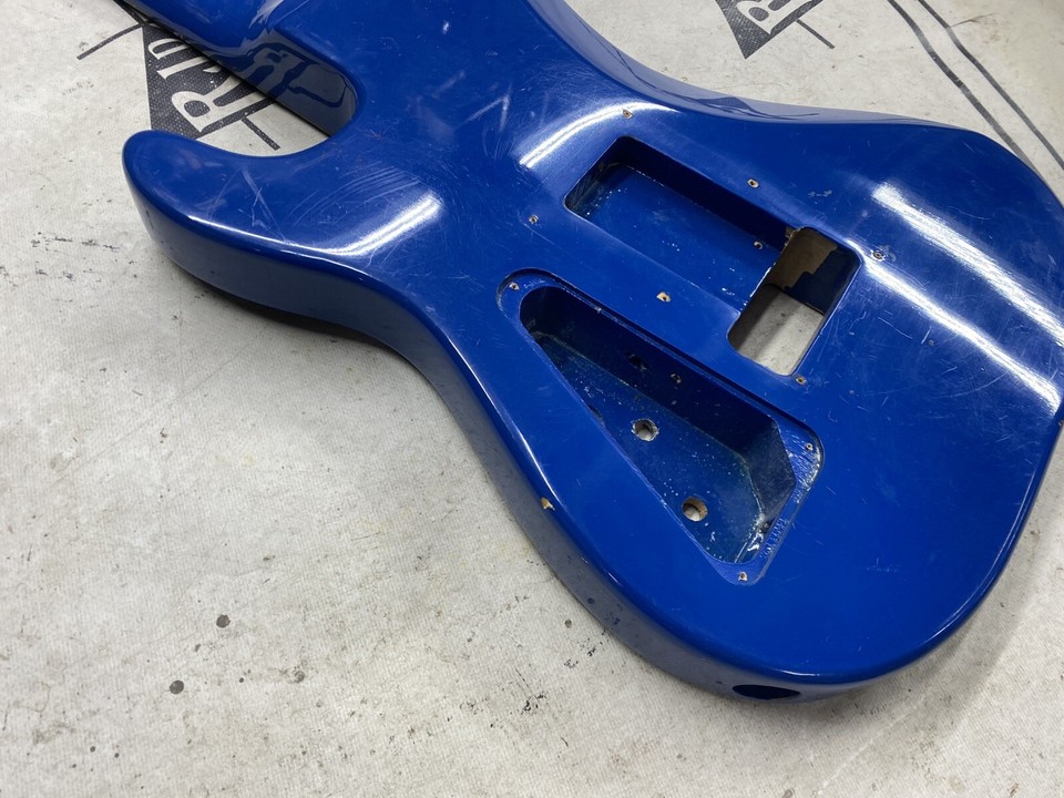80's Schecter Strategy Set Neck Guitar Husk Blue | eBay