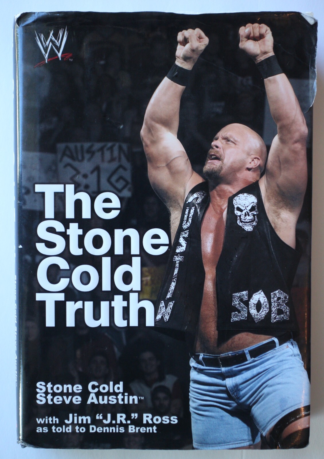 Stone Cold Steve Austin Signed Book Auto Autographed Bookplate WWE WCW ...