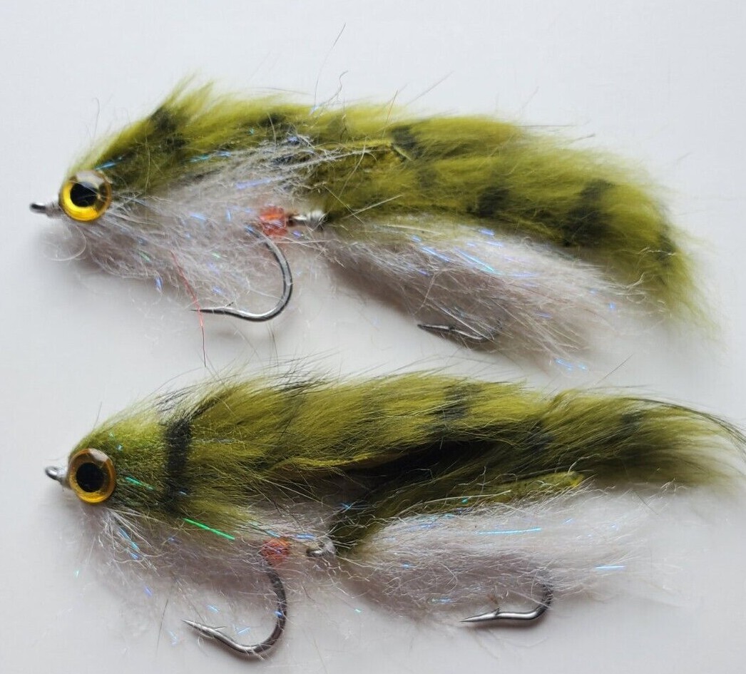 Rainbow Trout Articulated Streamer Flies in Various Sizes and Colors 2 ...