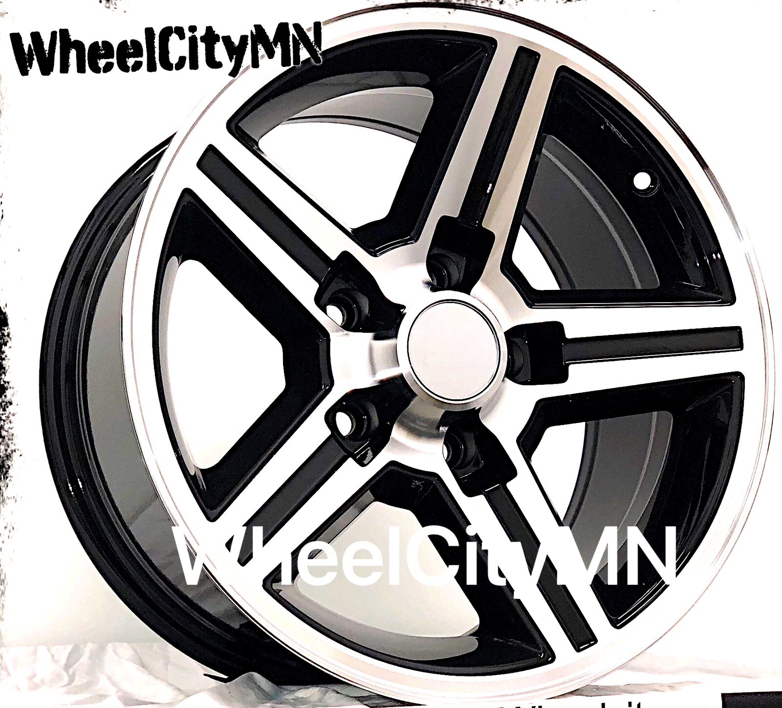 16” black machined Chevy Camaro IROC Z28 OE replica wheels fits S10 5x4 ...