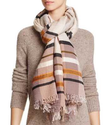 Echo Varsity Stripe Blanket Scarf (Magnet Multi, One Size) | eBay