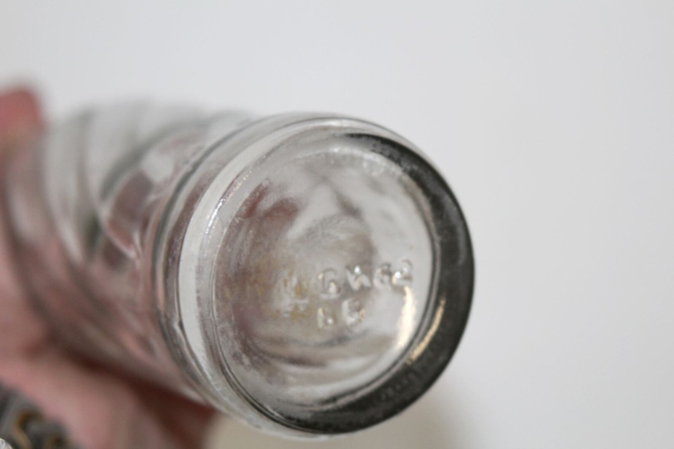 Vintage 1960s Pepsi Cola Glass Bottle Clear Soda Swirl Pattern Top 10oz ...