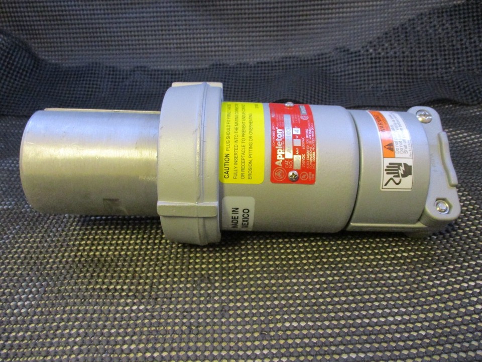 APPLETON 100 AMP 3W 4P PLUG ACP1034CD NEW IN BOX MATES WITH ADR1034 | eBay