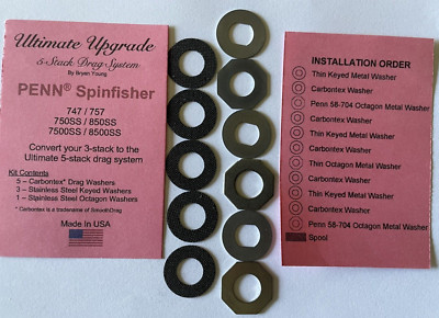 PENN SPINFISHER 704, 705 & 706 Z BRYAN YOUNG 5 STACK ULTIMATE UPGRADE ...