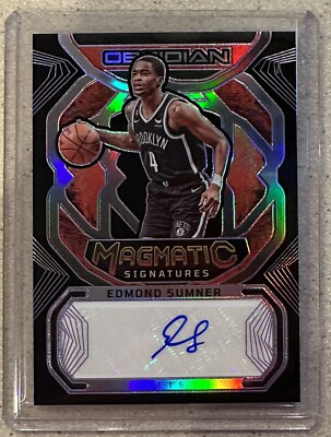EDMOND SUMNER AUTO #’d /75 ELECTRIC ETCH MAGMATIC NETS - 2022-23 PANINI ...