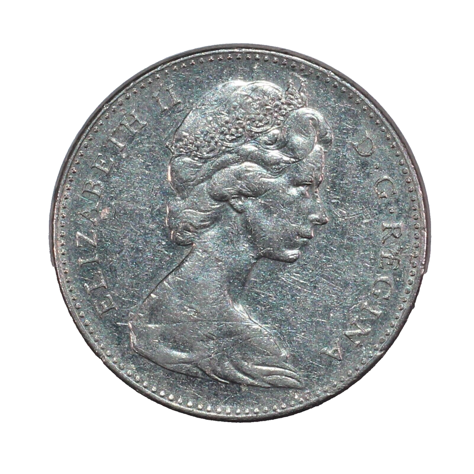 1968 CANADA FIVE CENTS - CIRCULATED - ELIZABETH II - KM60.1 | eBay